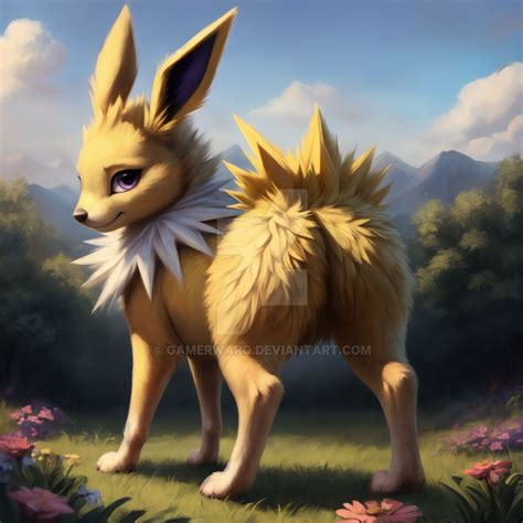 Fluffy Jolteon Presenting Booty By Gamerwarg On Deviantart