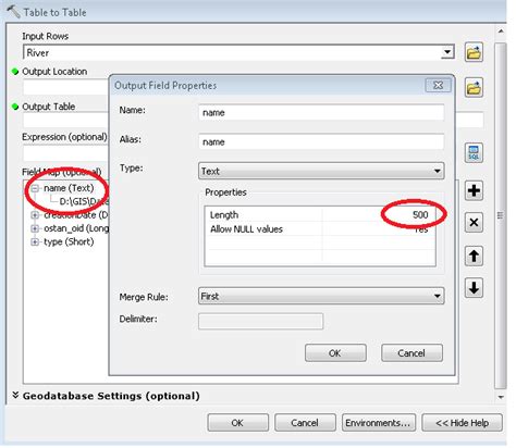 Arcpy CSV To ArcGIS Table Insufficient Text Field Length Geographic Information Systems