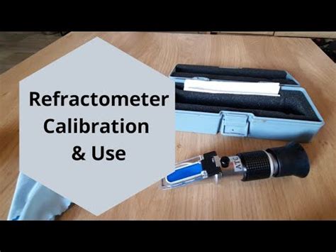 How To Use A Refractometer Including Calibration YouTube
