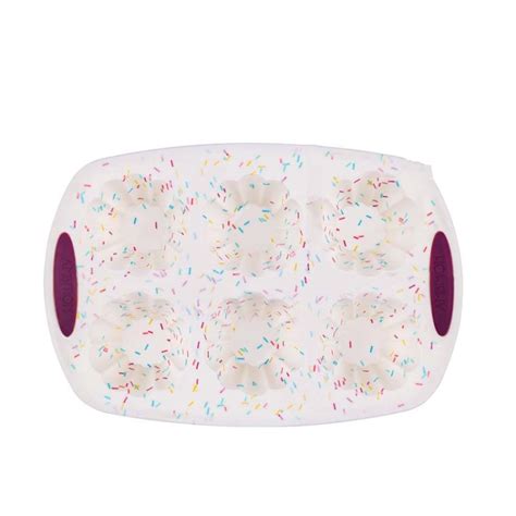 Gw20035 Diy 캔디 컬러 만화 실리콘 케이크 토스트 아이스 트레이 금형 사양 6 홀 머핀 Vup