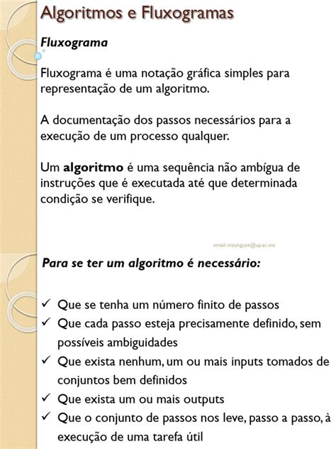 Fluxograma Pdf Algoritmos Matemática