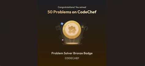 Codechef Problemsolving Codingjourney Bronzebadge Keeplearning