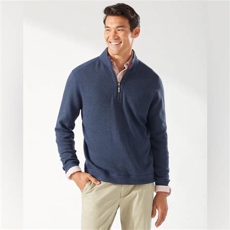 Tommy Bahama Sweaters Tommy Bahama Mens Reversible Quarter