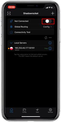 How To Use Shadowrocket To Quickly Change Your IP Address Blog Ipfighter Com