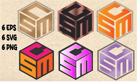 Csm Monogram Logo Graphic By Raqibulgraphics · Creative Fabrica