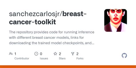 Github Sanchezcarlosjrbreast Cancer Toolkit The Repository Provides Code For Running