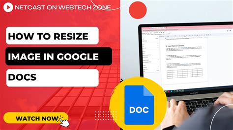 How To Resize Image In Google Docs YouTube