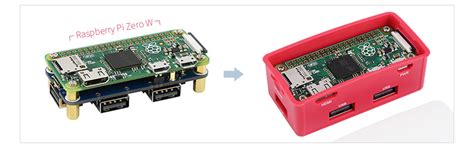 USB HUB BOX For Raspberry Pi Zero 4x USB 2 0 Ports RaspberryPi Dk