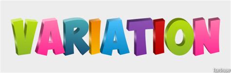 Variation Text Effect And Logo Design Word