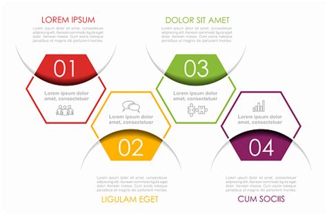 데이터에 대한 장소가있는 인포 그래픽 디자인 템플릿 벡터 그림입니다 3차원 형태에 대한 스톡 벡터 아트 및 기타 이미지 3차원 형태 4 4가지 개체 Istock