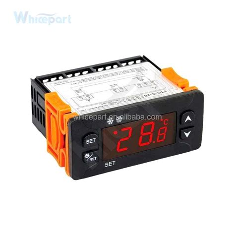 110 220v Black Temp Sensor Control Cool Heat Temperature Controller Etc