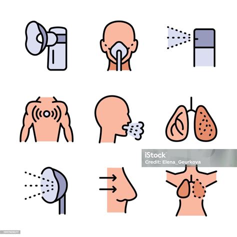Vector Set Of Nebulizers Of Different Types Vector Illustration Stock Illustration Download