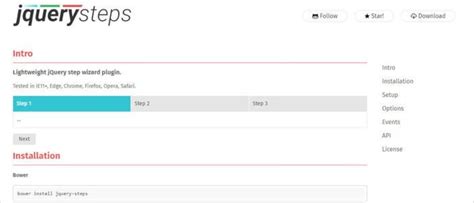 Librería De Jquery Para Formulario Con Múltiples Pasos