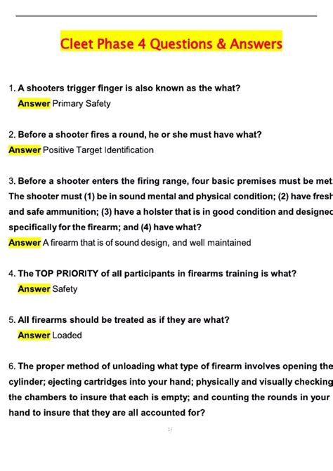 Cleet Phase 4 Latest 2025 2026 Update Questions And Verified Answers 100 Correct Grade