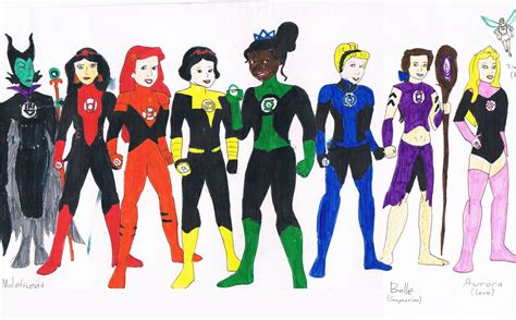 Disney Princess Lantern Corps By Jgraham1993 On Deviantart