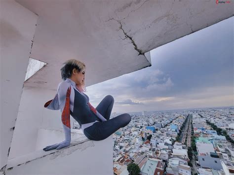 Umeko J Cosplay Gwen Marvel 137 Photos Cosplaytele