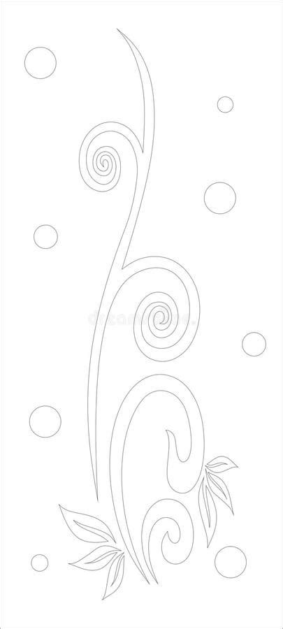 Glasses Door Partition Kitchen Shutter Railing Glass Design Stock Vector Illustration Of