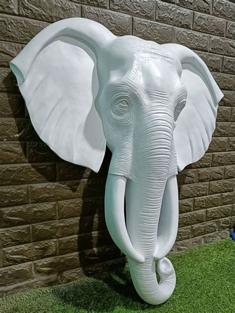 Elephant Wall Hanging Sculpture Kreativ Statue Tiere