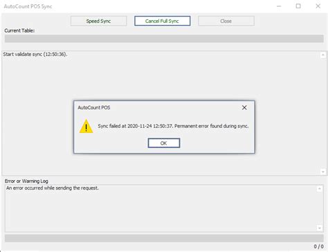 POS Unable To Sync At POS Frontend Logical Asia Resource Center