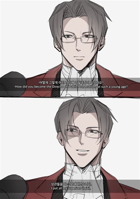 Miles Edgeworth Ace Attorney Drawn By Represent Danbooru