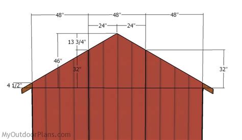 Fitting The Gable Ends MyOutdoorPlans