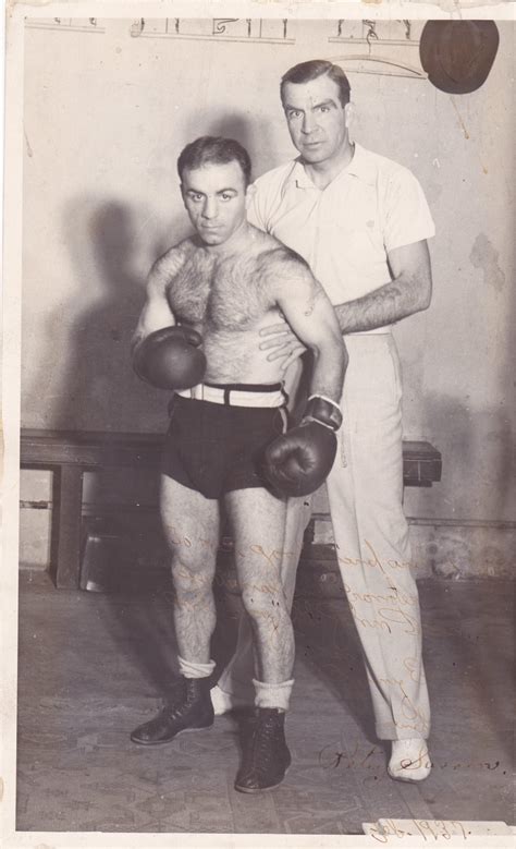 Petey Sarron And Trainer 1937 African Ring