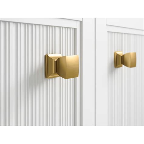 Kohler Hearthaven 1 18 In Vibrant Brushed Moderne Brass Square