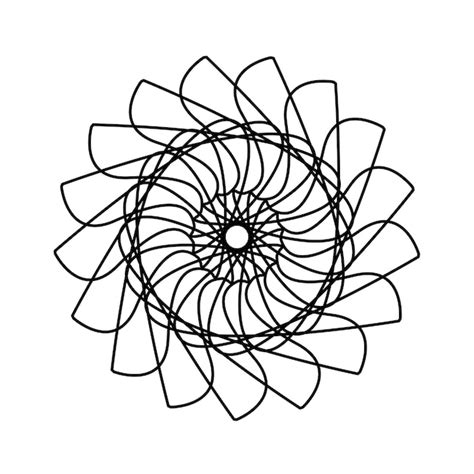 Premium Vector Circular Vector Pattern Design Eps