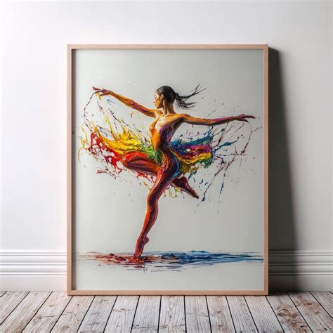 Ballet Wall Art Dance Wall Art Ballerina Wall Art Modern Dance Art