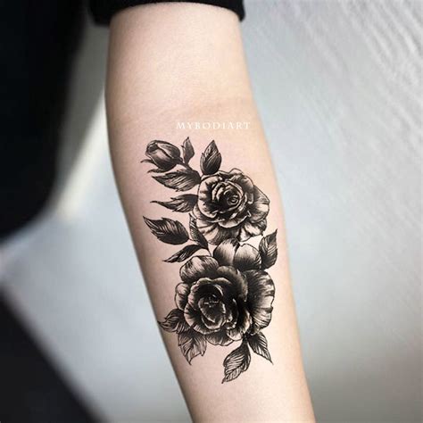 Black Rose Tattoo Designs Power Mystery And Timeless Style