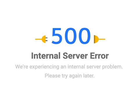 Illustration 500 Error Page By Michelle Sayson On Dribbble