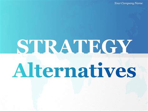 Strategy Alternatives Brainstorming Business Ideas And Options Analysis Powerpoint Templates