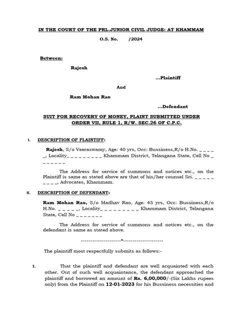 Moot Court Problem 1 Promissory Note Pdf Lawsuit Interest