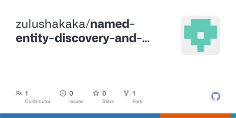 Github Zulushakaka Named Entity Discovery And Linking