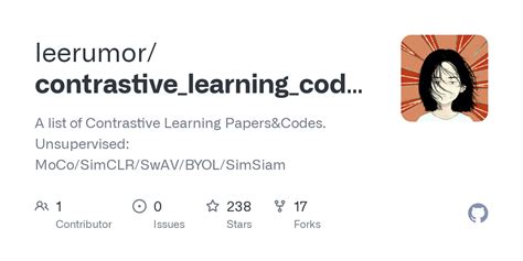 Github Leerumor Contrastive Learning Codes A List Of Contrastive Learning Papers Codes
