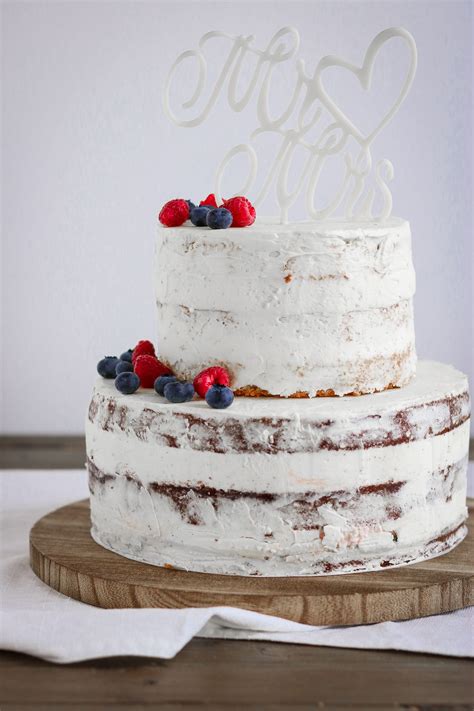 Rezept Für Semi Naked Cake Zweistöckig Bakinglifestories Hochzeitstorte Rezept