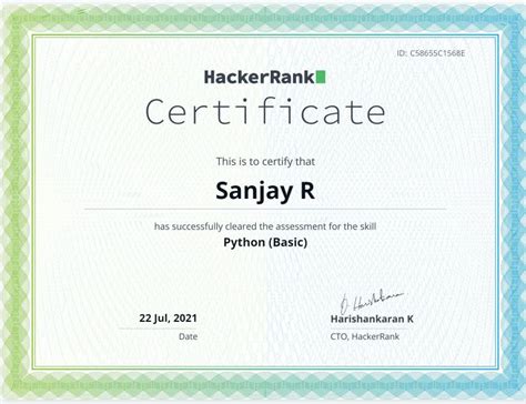 Hackerrank Pythonprogramming Sanjay R