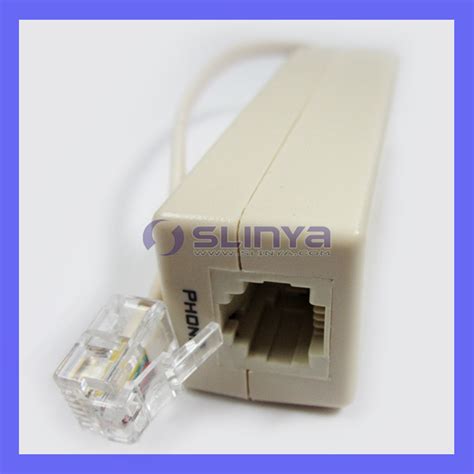 DSL ADSL Single Phone Line Inline Noise Filter Single Port China Adsl Filter And Dsl Filter
