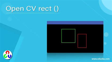 Dibujando Rectángulos Con Opencv Cvrectangle • Armá Tu Cv