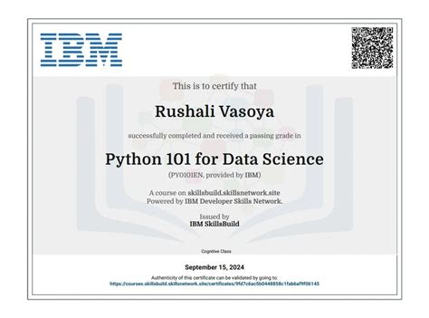 Rushali Vasoya On Linkedin Ibm Python Datascience Ai