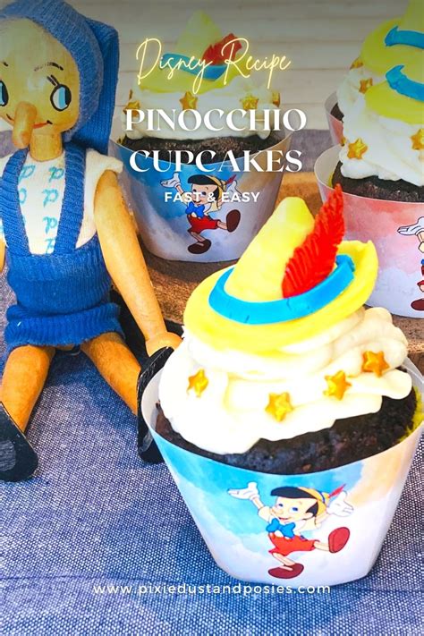 Pinocchio Cupcakes Pixie Dust And Posies