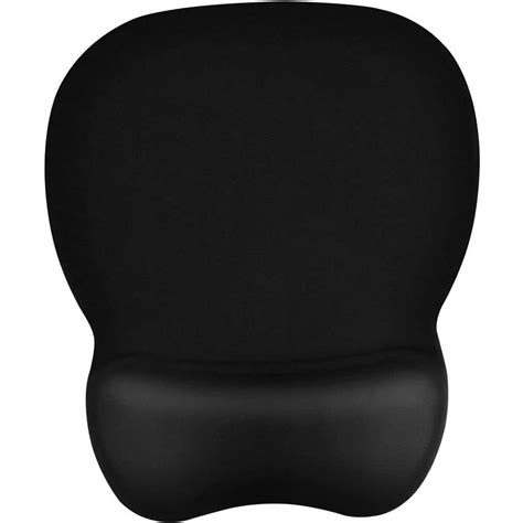 Yichuhaoxi Black Ergonomic Mouse Pad With Wrist Support 1 Pack And Memory Foam Wrist Rest And