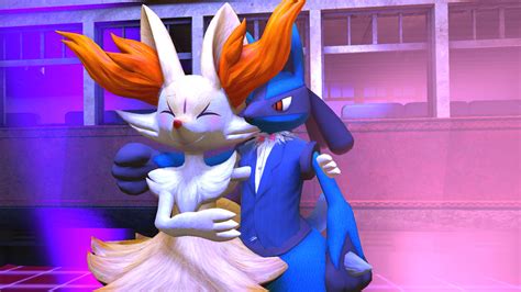 Lucario X Braixen By Matx007 On Deviantart