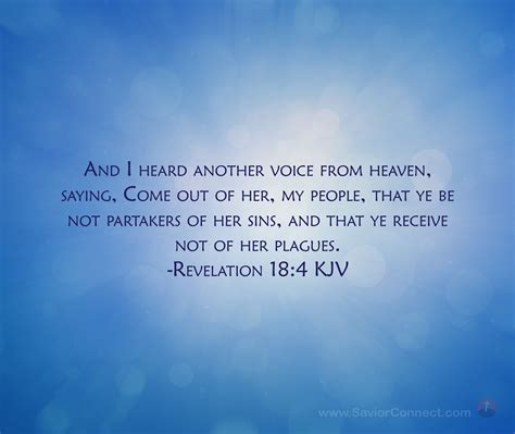 Revelation 18 4 King James Version King James Version Kjv
