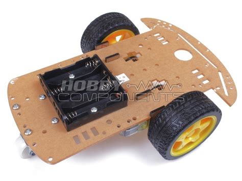 Smart Robot Car Chassis Kit With Speed Encoder And Battery Box