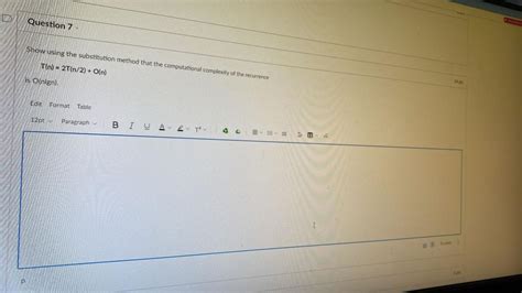 Solved Show Using The Substitution Method That The