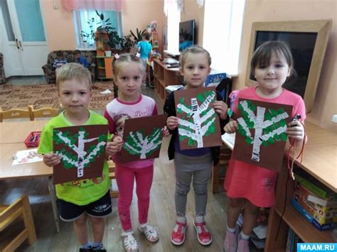 Конспект ООД по обрывной аппликации «Белая береза 1 фото Воспитателям детских садов