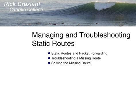 PPT Chapter Static Routing Part PowerPoint Presentation Free Download ID