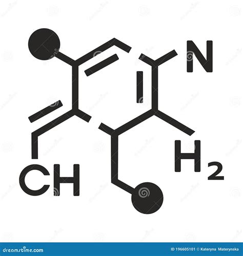 Structural Chemical Formula And Molecule Model Vector Illustration Adenosine Diphosphate Adp
