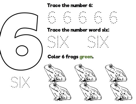 Numbers And Number Words 6 10 Made By Teachers